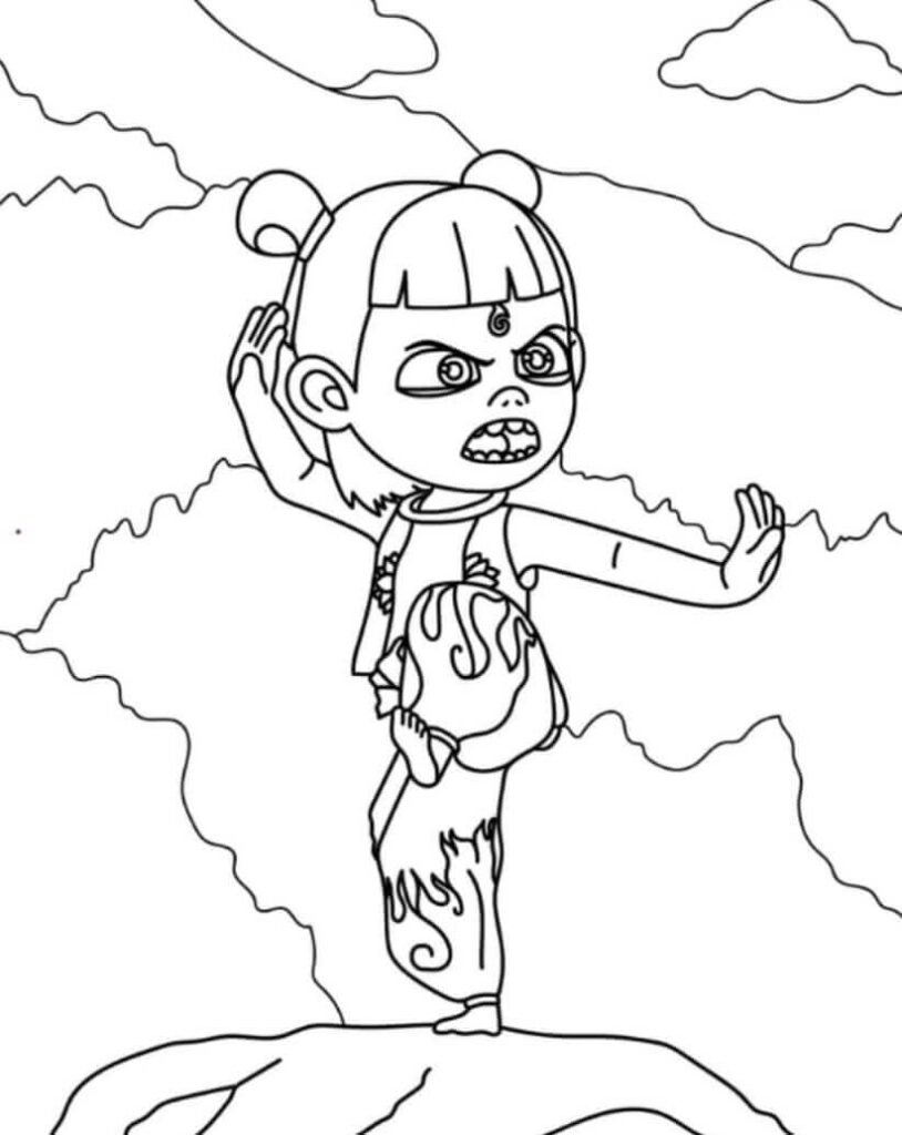 Tải Tranh Tô Màu Na Tra Và Ngao Bính Miễn Phí Cho Bé